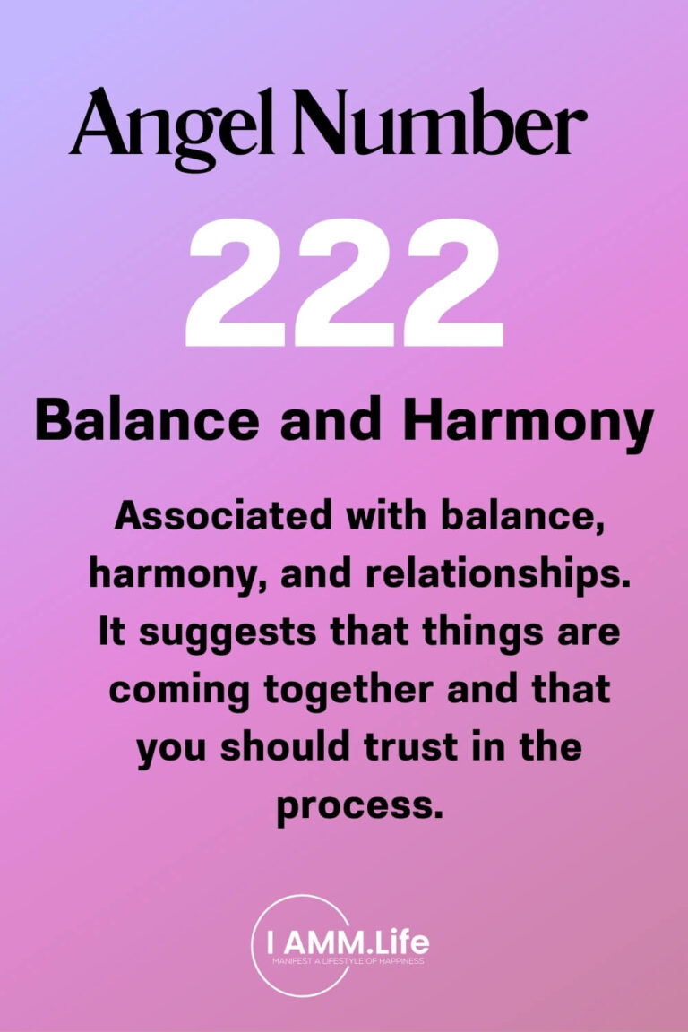Angel Number Meaning 222 What Does it Mean? | iAMM.life